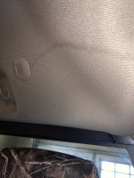 Water stained headliner near rear window | Ram Heavy Duty Forum