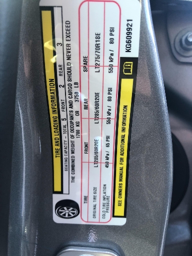 Please Post Payload Sticker from Driver's Door Jamb. | Page 11 | Ram ...