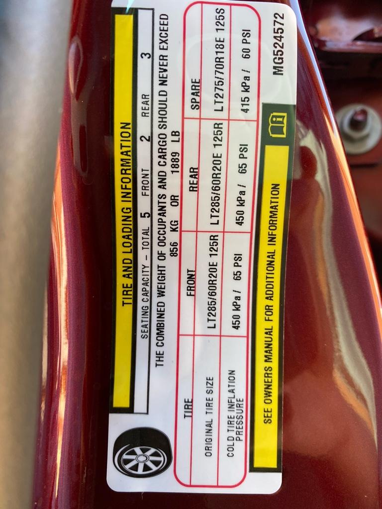 Please Post Payload Sticker from Driver's Door Jamb. | Page 17 | Ram ...