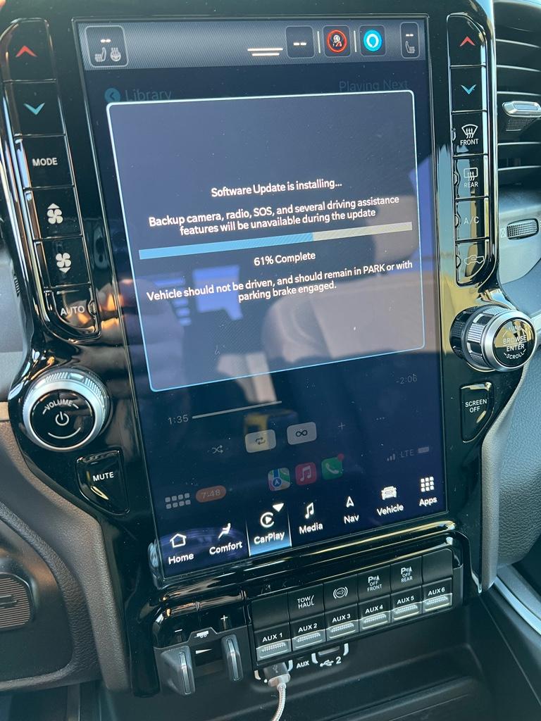 What's the current software version on the 12" Uconnect 5 system? | Ram ...